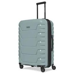 Trolley SMARTBOX "Edition 01 4 Rollen Trolley 66 cm mit Dehnfalte", Gr. 75 l, mint, Polypropylen, Koffer
