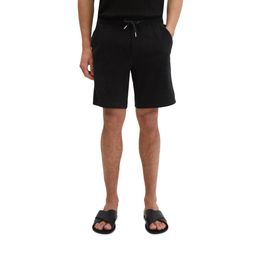 Marc O'Polo Shorts MARC O'POLO "aus reiner Bio-Baumwolle", Herren, Gr. L, Normalgr&ouml;&szlig;en, schwarz, Obermaterial: 100% Baumwolle, unifarben, regular fit kurz, Hosen Shorts