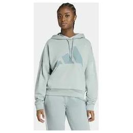 Kapuzensweatshirt Adidas SPORTSWEAR "W BL FT HD", Gr. M, wosa, Obermaterial: 55% Baumwolle, 36% Polyester, 9% Viskose, Sweatshirts