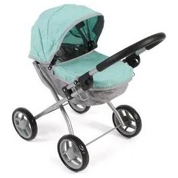 Bayer Chic 2000 Puppenwagen CHIC2000 "Lilli, Melange Mint", grau (melange mint), Puppenwagen, KinderB:35cm H:60cm T:35cm, zusammenklappbar, B:35cm H:60cm T:35cm