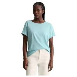Marc O'Polo T-Shirt MARC O'POLO DENIM "aus Organic Cotton", Damen, Gr. XXL, blau fog, Obermaterial: 100% Baumwolle, unifarben, Basic, relaxed fit, Rundhals, normaler Saum, Shirts T-Shirt