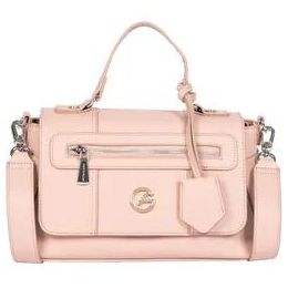 Schultertasche GATTINONI "Denise Soft Flap Bag Damen", Damen, Gr. B/H/T: 14cm x 17cm onesize, peach, PVC, Polyurethan, Taschen Schultertasche, Schultertasche Damen, Abendtasche, Fashion, Lifestyle, Sale