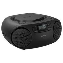 Philips Boombox "TAZ2000B/10", schwarz, B:28,5cm H:12,5cm T:24,5cm, Radios