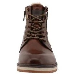 Stiefel Tom Tailor "Tom Tailor Winter Boots", Damen, Gr. 45, cognac, unifarben, Schuhe Stiefel
