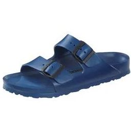Clog Birkenstock "Arizona", Damen, Gr. 46, blau (marineblau), Obermaterial: 100% Synthetik synthetic., Schuhe Clog