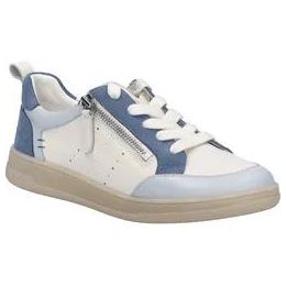 Sneaker Josef Seibel "Jade 05, iceblue-multi", Damen, Gr. 38, blau (iceblau, multi), Obermaterial: 100% Rindsleder Leather cow., Schuhe Sneaker