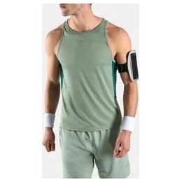 Lauftop Reebok "ID RUN TANK", Herren, Gr. XL, light fog, me, Obermaterial: 100% Polyester, Tops, sportlicher Stil, f&uuml;r Lauftraining und sportliche Aktivit&auml;ten
