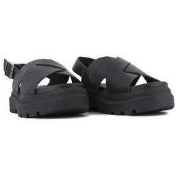 Sandale Palladium "PALLACRUISE CROSSED", Herren, Gr. 40, schwarz, Leder, Schuhe Sandale, Sommerschuh, Sandalette, Riemchensandale