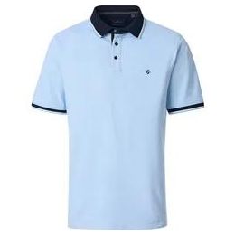 Poloshirt Casamoda "Casamoda Polo-Shirt uni", Damen, Gr. 5XL, hellblau, 95% Baumwolle, 5% Elasthan, Shirts