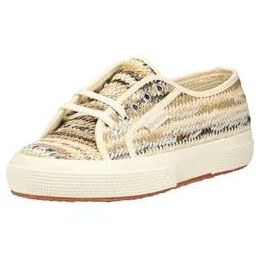Sneaker Superga "Superga Sneaker Polyester", Damen, Gr. 37, beige, Lederimitat, Schuhe Sneaker