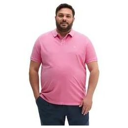 Marc O'Polo Poloshirt MARC O'POLO "aus Bio-Baumwolle", Herren, Gr. 4XL, mellow rose, Obermaterial: 100% Baumwolle, unifarben, regular fit, Strickb&uuml;ndchen, Shirts
