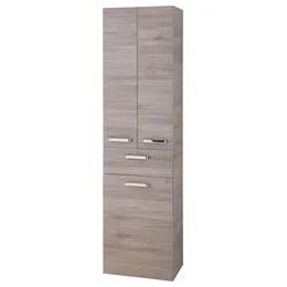 Hochschrank SAPHIR "mit W&auml;schekippe", sanremo eiche terra quer nachbildung, B:50cm H:185,5cm T:33cm, Holzwerkstoff, Schr&auml;nke, Hochschrank