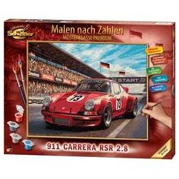 Malen nach Zahlen Schipper "Meisterklasse Premium - Porsche 911 Carrera RSR 2.8", bunt, Malvorlagen, KinderB:50cm H:40cm, Made in Germany, B:50cm H:40cm