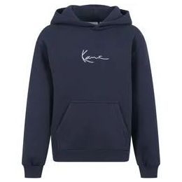 Kapuzenpullover Karl Kani "Karl Kani Small Signature Essential Hoodie Junior", Jungen, Gr. 146/152, dunkelblau, 80% Baumwolle, 20% Polyester, mehrfarbig, normal, ohne Ausschnitt, Pullover Kapuzenpullover