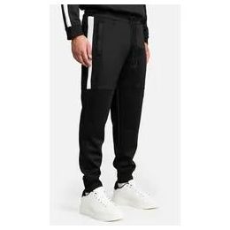 Jogginghose Trueprodigy "Francis seitliche wei&szlig;e Kontraststreifen", Herren, Gr. XXL, N-Gr, schwarz, Obermaterial: 95% Polyester PES. 5% Elasthan EL., regular fit, Hosen Jogginghose