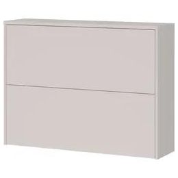 H&auml;ngeschuhschrank Germania "Binetto", kaschmir, navarra, eiche, nachbildung, B:99cm H:74cm T:27cm, Holzwerkstoff, Schr&auml;nke, Schuhschrank mit Push-to-open Technik