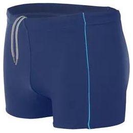 Badehose AQUARTI "Badehose Aquarti Herren Badehose Kurz mit Kontrastpaspel", Damen, Gr. XXL, N-Gr, blau (dunkelblau, blau), Obermaterial: 80% Polyamid PA. 20% Elasthan EL., Badehosen Badehose