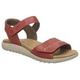 Sandale Josef Seibel "Juliet 03, rot", Damen, Gr. 37, rot, Obermaterial: 100% Rindsleder Leather cow., Schuhe Sandale