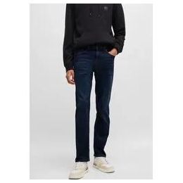 Slim-fit-Jeans BOSS ORANGE "Delaware", Herren, Gr. 38, L&auml;nge 34, blau (dunkelblau406), Denim/Jeans, Obermaterial: 98% Baumwolle, 2% Elasthan, unifarben, slim fit lang, Jeans Slim-fit-Jeans, mit normaler Bundh&ouml;he