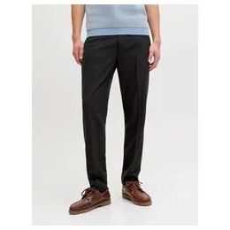 Jack & Jones Anzughose JACK & JONES "JPRBLAMARTIN TROUSER CO01", Damen, Gr. 48, N-Gr, schwarz fit:slim fit, Web, Obermaterial: 71% Polyester, 22% Viskose, 7% Elasthan, unifarben, slim fit lang, Hosen Anzughose, Materialmix, slim fit