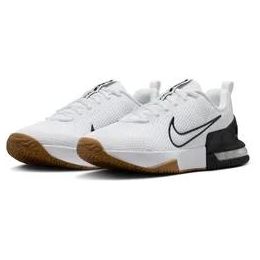 Trainingsschuh Nike "Air Max Alpha Trainer 6", Herren, Gr. 42, wei&szlig;, wei&szlig;, schwarz, gum med braun, Synthetik, Textil, Schuhe