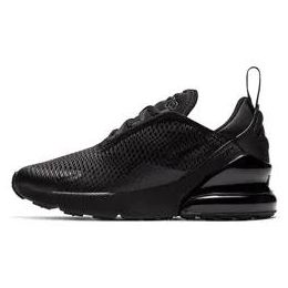 Sneaker Nike SPORTSWEAR "AIR MAX 270 (PS)", M&auml;dchen, Gr. 33, schwarz, schwarz, schwarz, Synthetik, Textil, Schuhe Sneaker, Design auf den Spuren des Air Max 180 und Air Max 93, f&uuml;r Kinder