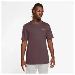 T-Shirt Nike SPORTSWEAR "M NSW CLUB TEE", Herren, Gr. S, tattoo, Jersey, Obermaterial: 100% Baumwolle, regular fit normal, Rundhals, Shirts T-Shirt, Regular Fit, Kurzarm, Rundhalsausschnitt