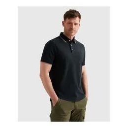 PME-Legend Poloshirt PME LEGEND "Short sleeve polo stretch pique", Damen, Gr. XXL, carbon, Jersey, Obermaterial: 96% Baumwolle, 4% Elasthan, regular fit normal, ohne Ausschnitt, Shirts, mit Logo Stickerei
