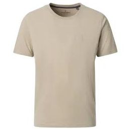 T-Shirt Casamoda "Casamoda T-Shirt uni", Damen, Gr. M, beige, 60% Baumwolle, 40% Polyester, Shirts T-Shirt