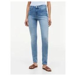 Skinny-fit-Jeans Tommy Hilfiger "COMO SKINNY KATY RW", Damen, Gr. 34, L&auml;nge 30, katy light, Denim/Jeans, Obermaterial: 78% Baumwolle, 12% Lyocell, 7% Elastomultiester, 3% Elasthan, unifarben, skinny fit lang, Jeans, Baumwollmischung, regular waist