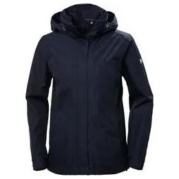 Regenjacke Helly Hansen "W ADEN JACKET", Damen, Gr. XXL, navy, Web, Obermaterial: 100% Polyester. Futter: 100% Polyester, unifarben, Basic normal, mit Riegel, Jacken Regenjacke, wasserdicht, winddicht, atmungsaktiv, mit hochschlie&szlig;endem Kragen