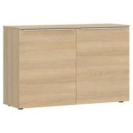 Kommode Tom Tailor HOME, light oak, B:110cm H:74cm T:42cm, Holzwerkstoff, Melamin, Spanplatte, Sideboards, Kommode, Lowboard mit Breite 110 cm, viel Stauraum mit besonderem Farbkick