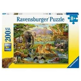Puzzle Ravensburger "Tiere in der Savanne", bunt, Puzzles, KinderB:49cm H:36cm, Pappe, Motiv, Made in Germany, B:49cm H:36cm
