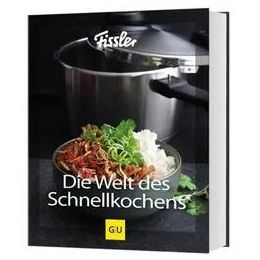 Kochbuch Fissler "Die Welt des Schnellkochens", schwarz, B:22cm H:2,6cm, B&uuml;cher, Kochen mit dem Schnellkochtopf