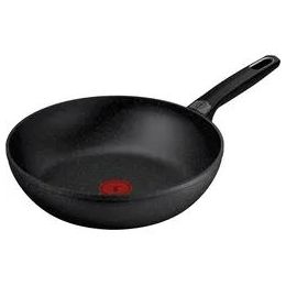Wok Tefal "Excell'Cook", schwarz, B:28,8cm H:10,3cm L:47,1cm &Oslash;:28cm, Pfannen, Wok, leistungsstarke Antihaftbeschichtung, Induktion, metallspatelsicher