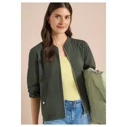 Blouson Cecil, Damen, Gr. XL (44), khaki, Web, 75% Baumwolle, 25% Modal, unifarben, comfort fit normal, Rundhals, elastischer Bund, Jacken Blouson