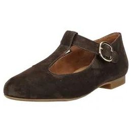 Riemchenballerina Paul Green "Paul Green Ballerinas Leder", Damen, Gr. 37,5, moro, Leder, Schuhe Riemchenballerina