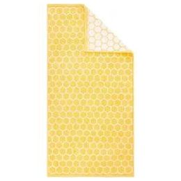 Duschtuch Dyckhoff "Pure Natural Honey", gelb, B:70cm L:140cm, Frottier, Baumwolle, Handt&uuml;cher, BIO Baumwolle, GOTS