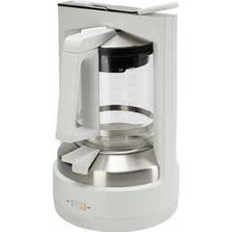 Krups Filterkaffeemaschine "KM4682 T 8.2", wei&szlig; (wei&szlig;, edelstahl), 1 l, 12, Kaffeemaschinen, mit Druckbr&uuml;hsystem