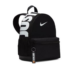 Rucksack Nike "Y NK BRSLA JDI MINI BKPK", schwarz, schwarz, wei&szlig;, Rucks&auml;cke, Damen, Obermaterial: 100% Polyester, Rucksack, f&uuml;r sportlichen Freizeitstil, kompakte Gr&ouml;&szlig;e, aus Polyester