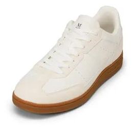 Marc O'Polo Sneaker MARC O'POLO "aus edlem Rindleder", Herren, Gr. 46, sanftes wei&szlig;, Obermaterial: 100% Leder, unifarben, Schuhe Sneaker