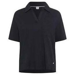 Poloshirt Brax "Style CLIA S", Damen, Gr. 44, navy, 100% Baumwolle, Shirts