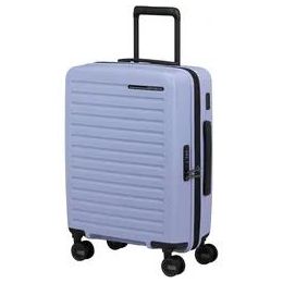 Hartschalen-Trolley Samsonite "RESTACKD", Gr. B/H/T: 40cm x 55cm x 20cm 39 l, lavender, Polypropylen, Koffer, mit fester Trennwand und verstellbaren Packgurten