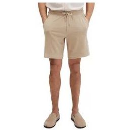 Marc O'Polo Shorts MARC O'POLO "aus reiner Bio-Baumwolle", Herren, Gr. XL, Normalgr&ouml;&szlig;en, pure cashmere, Obermaterial: 100% Baumwolle, unifarben, regular fit kurz, Hosen Shorts