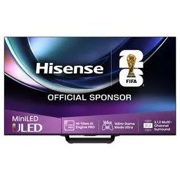 HISENSE QLED Mini LED-Fernseher "85U7Q PRO", Energieeffizienz: C (A-G), schwarz, 85 &prime;&prime;, Fernseher, 4K UHD MiniLED Smart TV