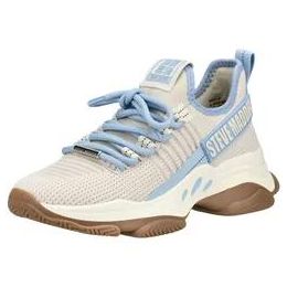 Sneaker Steve Madden "Steve Madden Sneaker Textil", Damen, Gr. 37, blau, wei&szlig;, Textil, Schuhe Sneaker
