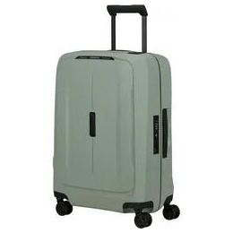 Hartschalen-Trolley Samsonite "ESSENS, verschiedene Gr&ouml;&szlig;en und Farben", Gr. B/H/T: 40cm x 55cm x 20cm 39 l, sage, Polypropylen, Strukturmuster, Koffer, mit robustem Polypropylen-Geh&auml;use, mit mehreren F&auml;chern
