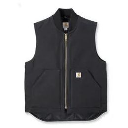 Fleeceweste Carhartt "Gilliam Vest", Herren, Gr. S, schwarz, Obermaterial: 100% Baumwolle CO., Westen Fleeceweste