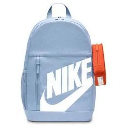 Rucksack Nike "Nike Elemental Big Kids' Backpack (20L)", hydrogen blau, orange, wei&szlig;, Rucks&auml;cke, Kinder, Obermaterial: 100% Polyester, Rucksack, f&uuml;r Kinder, mit 20 Liter Volumen, mit gro&szlig;em Hauptfach