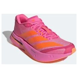 Laufschuh Adidas PERFORMANCE "ADIZERO BOSTON 13", Damen, Gr. 38, lucid pink, lucid orange, iron metallic, Textil, Schuhe Laufschuh